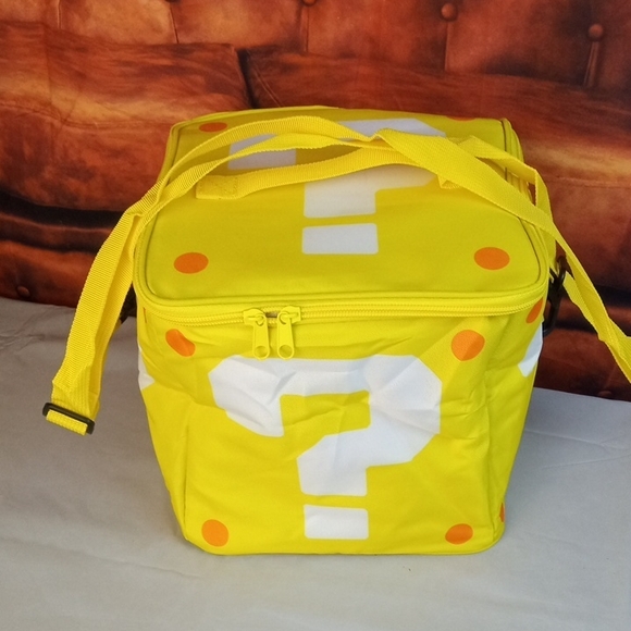 Accessories | Super Mario Bros Question Mark Block Cooler Bag | Poshmark